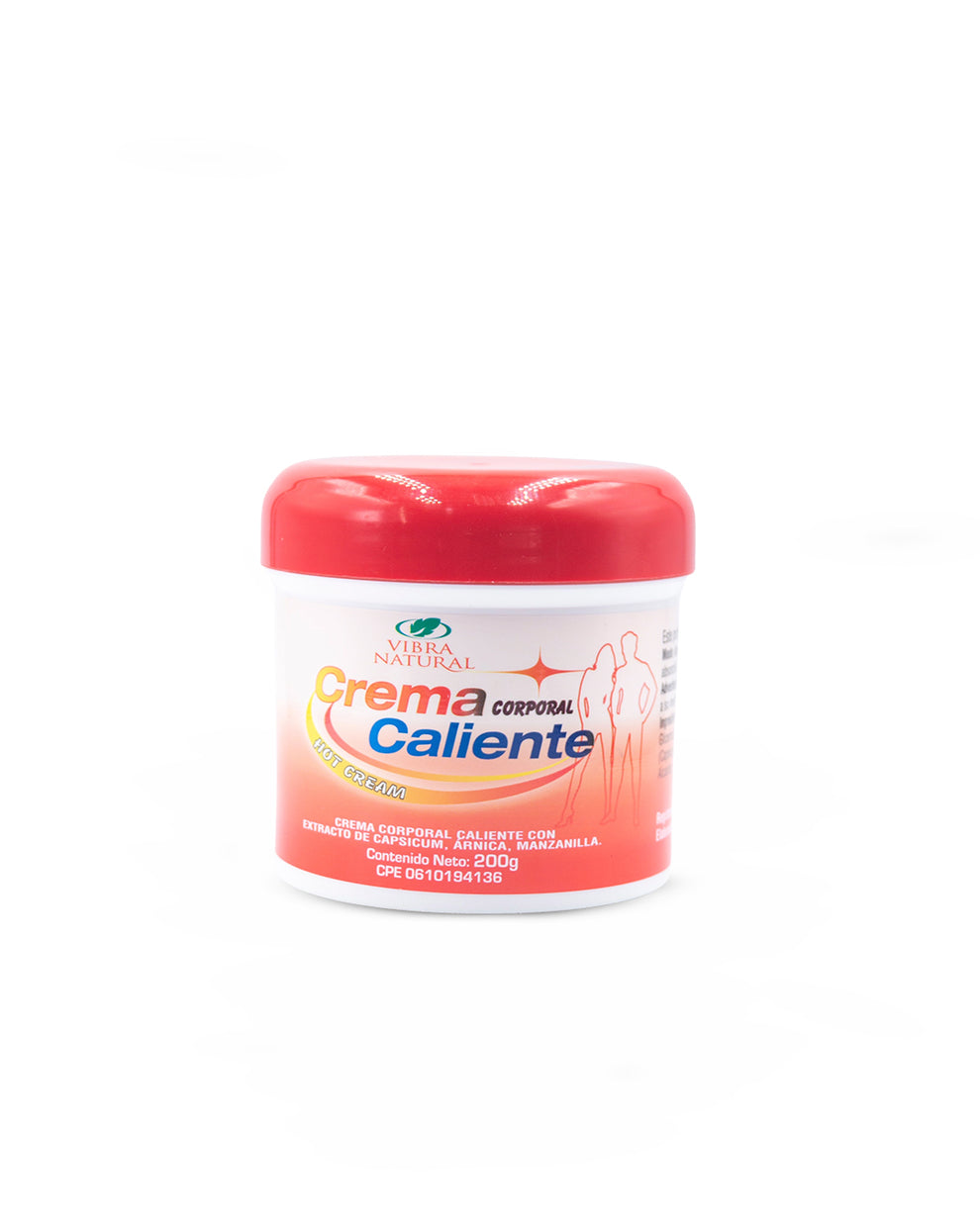 Fotopiel | Vibra natural crema corporal caliente 200g