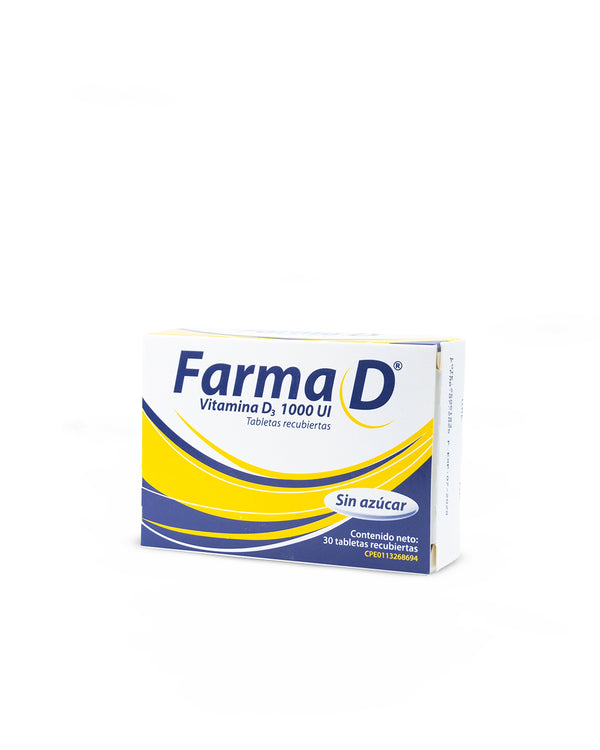 Fotopiel | Farma D 1000 U.I 30 tabletas